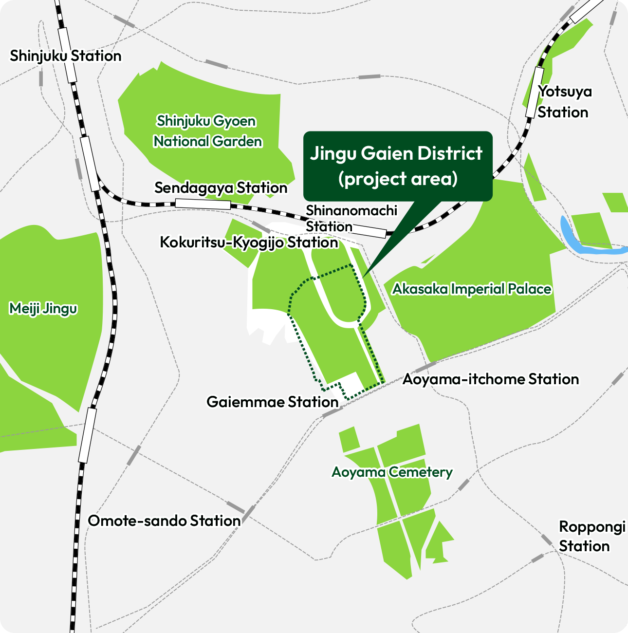 Redevelopment Plans｜Jingu Gaien District Urban Redevelopment Project
